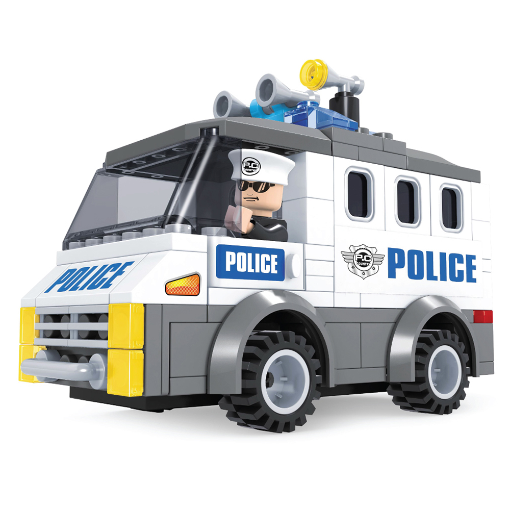 Ox Blocks – Police Van – The Toys Boutique